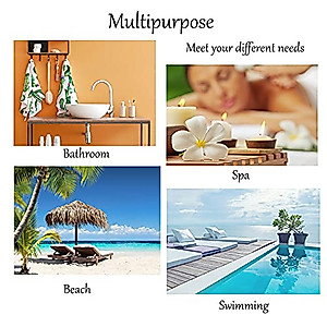 Cooper girl Watercolor Cactus Flowers Hand Towel Cotton Bathroom Towel for Hand Face Gym Spa