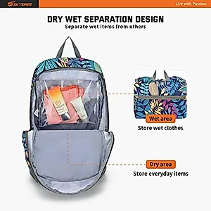 SKYSPER 40L Packable Hiking Backpack - Lightweight Foldable Backpack Travel Daypack for Women Men Outdoor Walking Bag