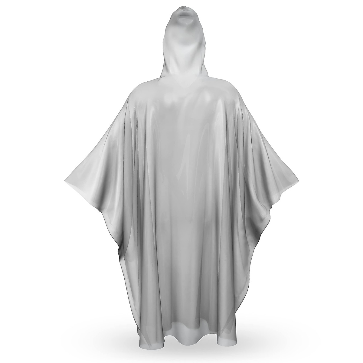 SaphiRose Disposable Rain Poncho Clear Ponchos for Adults (4 Pack)