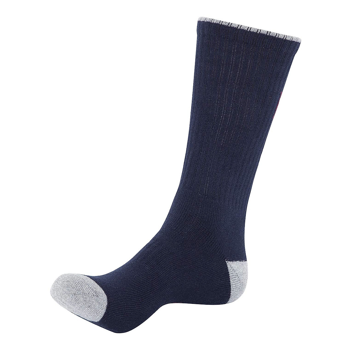 KONY Men's 5 Pairs Thick Cushion Hiking Walking Socks, Wicking Outdoor Sports Crew Socks (Mix-2, Medium(US Shoe Size 8-11))