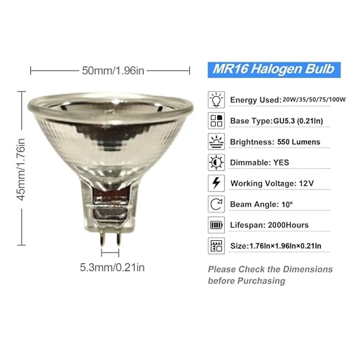 MR16 Halogen Lamp (35W)