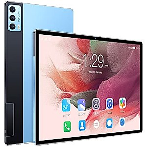 10.1-inch Smart Tablet, 1G+16G Call Game Dual Camera HD Display (Front 2.0MP+Rear 5.0MP), 1280x800 Screen Resolution, Android 6.0 Operating System Support Double Card, 4000mAh Large Capacity (Blue)