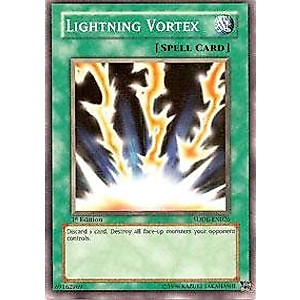 Yu-Gi-Oh! - Lightning Vortex (SDDE-EN026) - Structure Deck The Dark Emperor - 1st Edition - Common