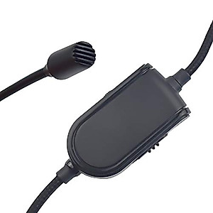 Headphone Audio Cable Mic Boom Nylon Braided Cord Compatible with Gaming PS4 PC Laptop, Compatible with Beats Headphones (Black)