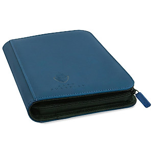 Card Guardian - 4 Pocket Premium Binder for 160 Cards (Black) | Zipper Closure and Side Loaded Pockets | Compatible with Trading & Sports Cards including Magic the Gathering, Yugioh, Baseball Cards