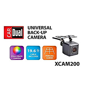 Dual Electronics XCAM200 Waterproof Full Color High Definition Universal Rear View Car Backup Camera