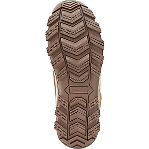 WHITIN Men's Winter Shoes Snow Boots for Cold Weather Outdoor Hiking Warm Size 10 Fur Leather Waterproof Ankle Casual Work Insulated Russet 44