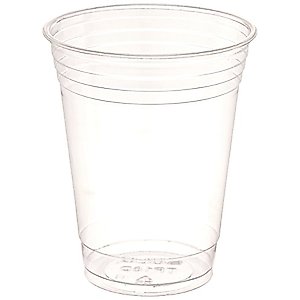 SOLO Cup Company -100 Company Plastic Party Cold Cups, 16 oz, Clear, 100 pack