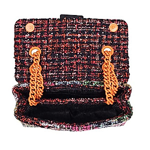 Kurt Geiger Women’s Kensington Large Multicolor Tweed Shoulder Bag