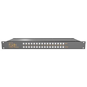 MSC-XD0816L Matrix Switch 8 Input 16 Output 3G-SDI Video Router with Button Panel