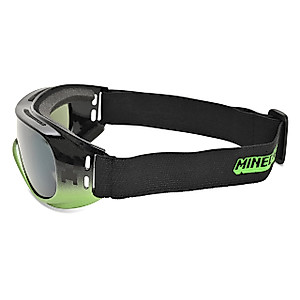 Minecraft Ski Goggles for Boys Winter Snow Sport Snowboarding Goggle for Little Kids (Green)