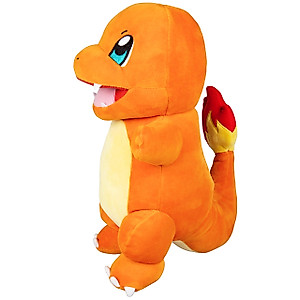 Pokemon Pokémon 10" Flame Action Charmander Plush - Interactive w/Lights & Fire Sounds - Light Up Tail & Mouth w/Sound Effects & Voices - Officially Licensed Gift for Kids, Boys, Girls - Ages 4+