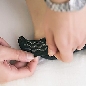 PACKO SOCKS Girls No Show Socks Kids Socks Low Cut Non-Slip kids no show socks for 6-12 Years Heart (10 Pairs)