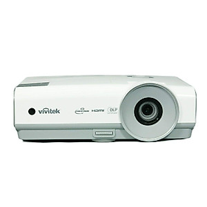 ViviTek D859 DLP Projector 3600 ANSI 3000:1 Contrast HD HDMI 1080i 3D-Ready (Renewed)