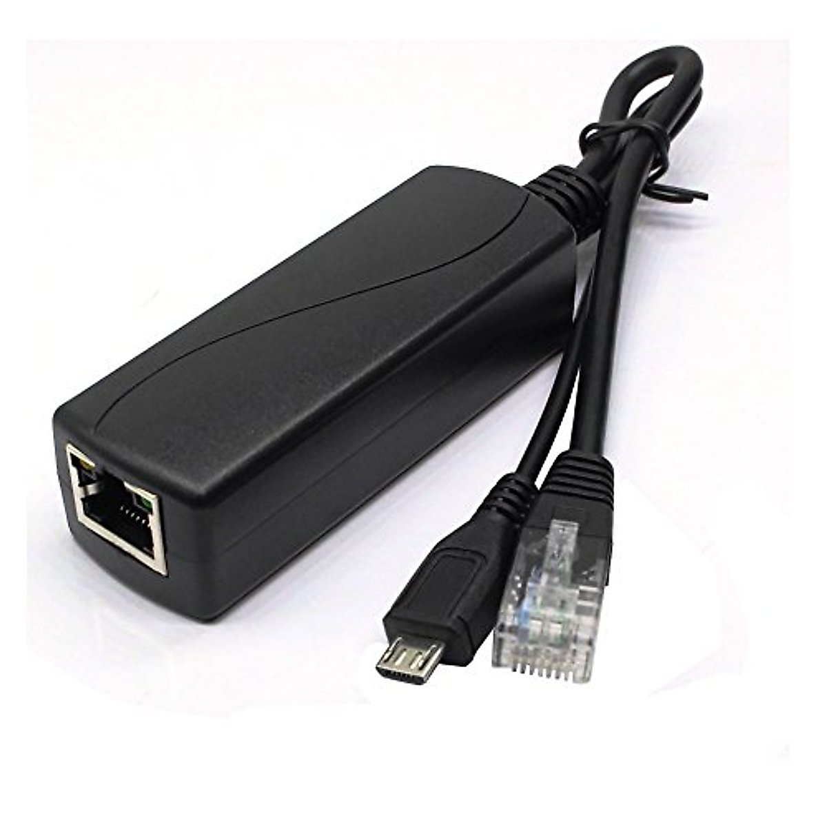 ANVISION Active 48V to 5V 2.4A PoE Splitter Adapter with Micro USB Plug, IEEE 802.3af Compliant, for Tablets, Dropcam or Raspberry Pi, IPC, IP Camera and More
