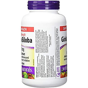 webber naturals Ginkgo Biloba 120mg 300 Softgels