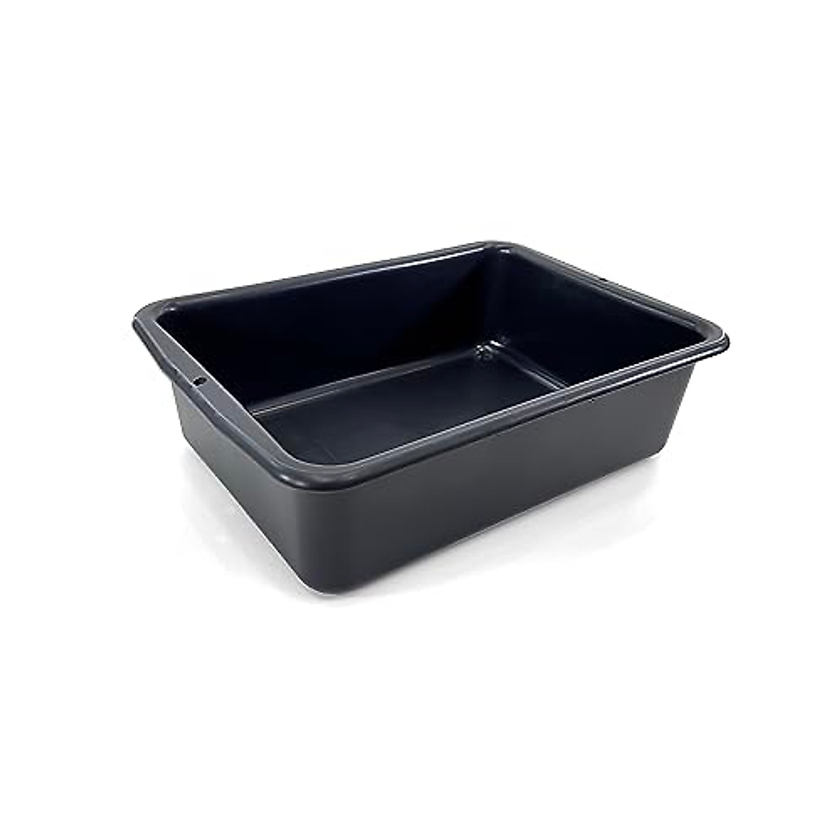 Bus Tub Large Commercial | Bus Box 20" x 15" x 6" | Dark Gray Polypropylene Plastic. (4 Pack)