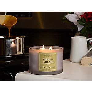 Vanilla Bean Candle | Vanilla Scented Candle | Luxury Soy & Beeswax Candles for Home | 16 oz. Large Jar Candle | Holiday Candles | Warm Vanilla Candle