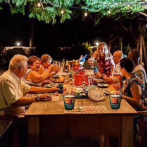 Patio Citronella Candles Outdoor, 4 Packs Natural Soy Wax Fly Off Candles for Summer Porch Home Outside Camping Picnic,120 Hours Burn