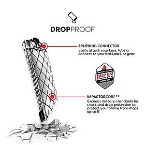 PHOOZY Apollo II Thermal Phone Case with AGION Lining and Keyring + Cross Body Strap for Easy Carry of The Apollo