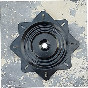 Homoyoyo Table Turntable Camping Hammock Stool Swivel Plate Ball Bearing Boat Seat Pedestals Furniture Bar Stool Seat Replacement Cold Rolled Steel to Rotate Mount Swivel Chair