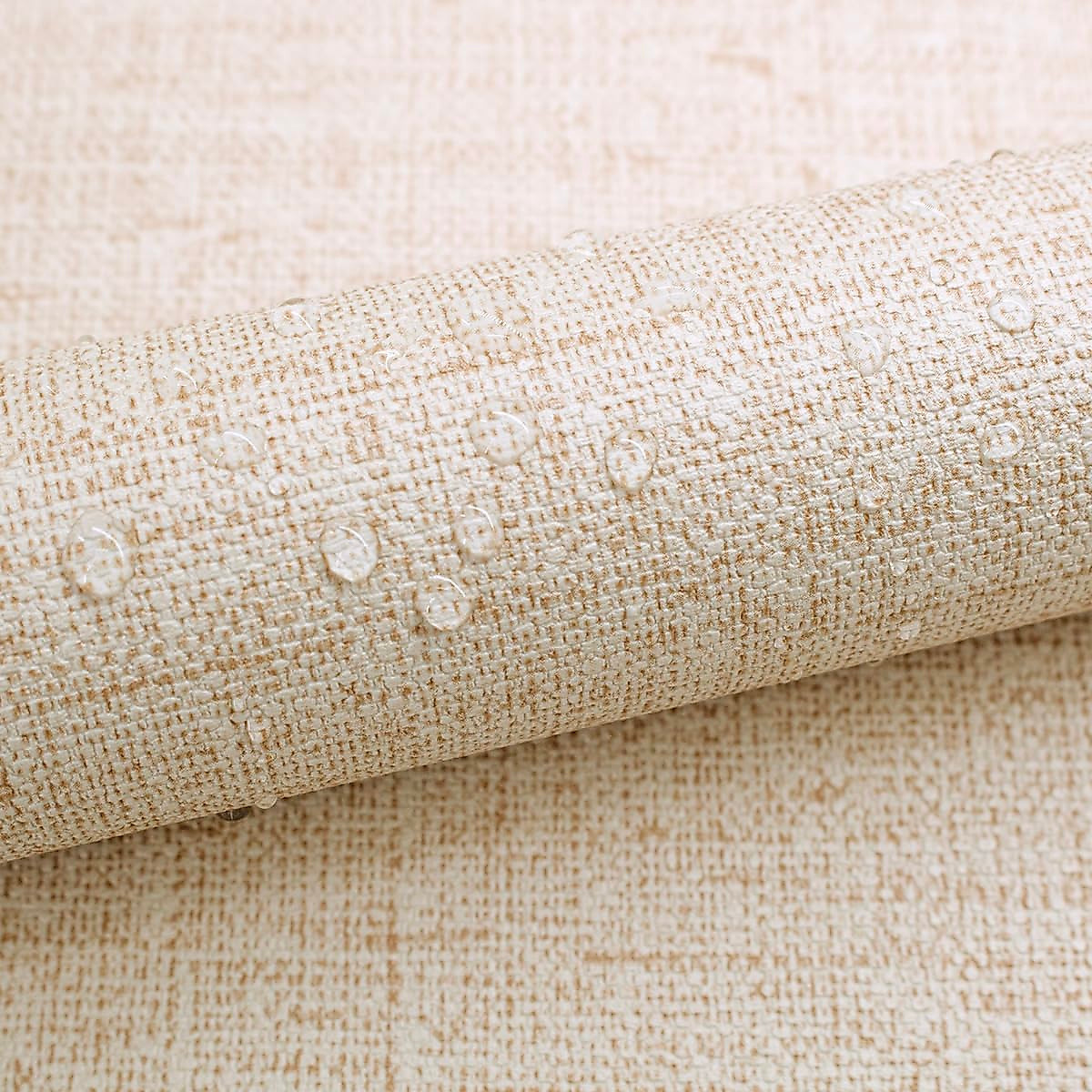 lenify Beige Grasscloth Wallpaper Peel and Stick Wallpaper Textured Contact Paper 15.7inch x 118.1inch Faux Linen Wallpaper Vintage Grasscloth Contact Paper Self Adhesive Removable Wallpaper Vinyl