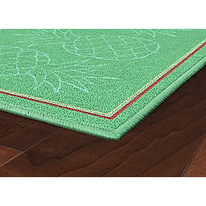 Brumlow MILLS Pineapple Fruit Home Decor Area Rug for Kitchen, Dining, Living Room, Bedroom or Doorway Mat, 20" x 34", Green