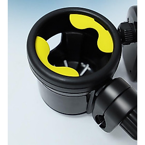 Cup Holders with Phone Holder for Walker, Stroller & Rollator - 2-in-1 Adjustable Water Bottle and Drink Cup Holder for Wheelchair, Mobility Scooter, Bike (3 in 1Cup Holder with Phone Holder)