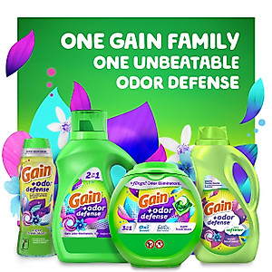 Gain Fireworks Odor Defense In-Wash Scent Booster Beads, HE Compatible, Super Fresh Blast Scent, 24 oz
