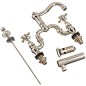 Rohl A1419XMPN-2 Lavatory FAUCETS, Polished Nickel