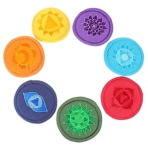 EXCEART 7pcs Singing Bowl Pads Cushion Meditation Sound Bowl Mats Healing Music Instrument Accessory Tibetan Buddhism Art Craft Decoration for Buddha Hall 6FU630814154A4VBHI0V3