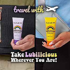 Lubilicious Cooling Lube & Warming Lube Combo Pack - Lube for Couples - Personal Lube for Men & Women - Lube for Couples - Personal Lubricant for him & Lube for Her 6.4 oz