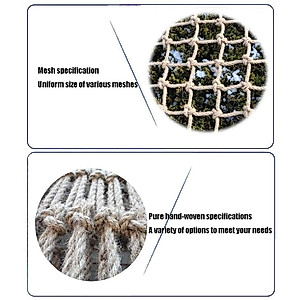 RZM Treehouse Safety Net Child Swing Fence Netting Truck Trailer Heavy Duty Cargo Net Balcony Stair Playground Protection Net Climbing Net for Clothing and Plant (Size : 22m(77ft))