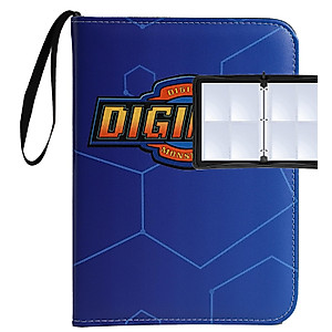 Leatherette 4 Pocket Trading Card Binder Album Holder Pages Folder Protector for Trading Cards Monsters TCG - Toploading 3 Ring Zip Card Binder Album
