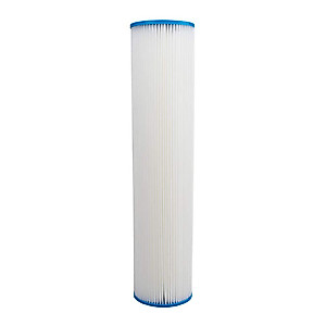 Clear Choice Sediment Filter Cartridge 20 Micron 20in X 4.50in 14k Gal. Replacement for Pentek 255495-43 ECP20-20BB S1-20BB, Pelican PBB-P20-20, Flow-Max FM-BB-20-20, 8-Pk