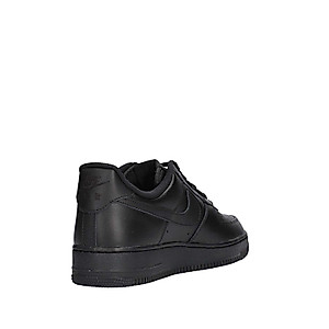 Nike Men?s Air Force 1 Low Sneaker, Black/Black, 8.5