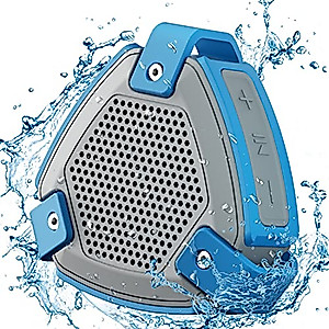 HEYSONG Shower Speaker, IP67 Waterproof Bluetooth Speaker Bluetooth 5.0 with Loud Sound Stereo Pairing, 15H Playtime，USB-C Charge, True Wireless Stereo for Home,Outdoors, Travel