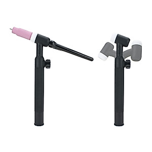 26FV Series - 200 Amp - Air Cooled - Flexible Head TIG Torch with Valve - 25 feet 1-Piece SÜA®Flex Cable - Dinse 35-70 Connector