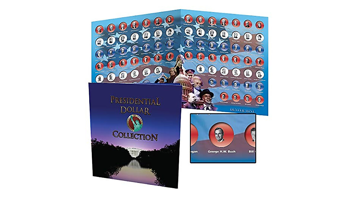 Complete Presidential Dollar Folder Set - Collect & Store Coins
