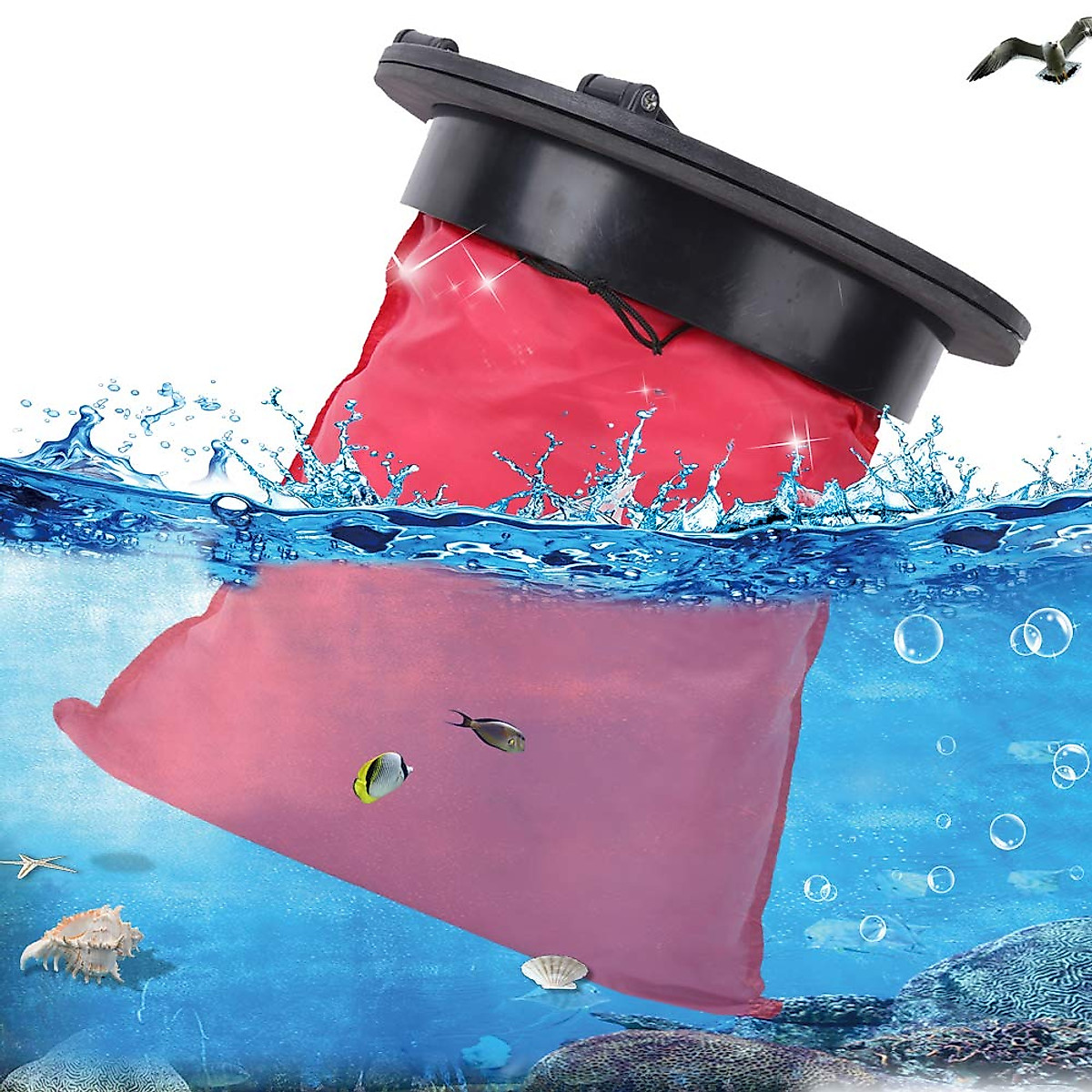 MAGT Deck Plate Kit Deck Hatch, KK-A50 8 Inch Boat Kayak Canoe Fishing Rigging Plastic Waterproof Kayak Storage Hatch Cover with 16 Pcs Screw