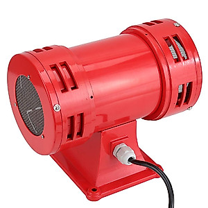 Tweeter Alarm Horn Buzzer Siren, 150DB Industry Security Electric Motor Driven Siren Continuous Alarm Horn Buzzer(220-240V)