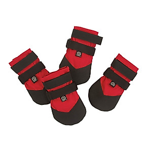 Ultra Paws Durable Dog Boots SMALL Red