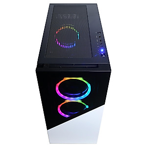 CyberpowerPC Gamer Master Gaming PC, AMD Ryzen 7 7700 3.8GHz, GeForce RTX 4060 8GB, 16GB DDR5, 2TB NVMe SSD, Wi-Fi Ready & Windows 11 Home (GMA1420A2)