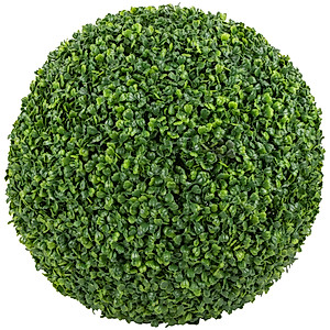 Northlight 19" Green Two Tone Artificial Topiary Boxwood Garden Ball