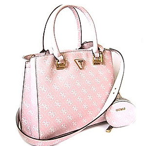 GUESS Alexie Girlfriend Satchel, Pink Logo