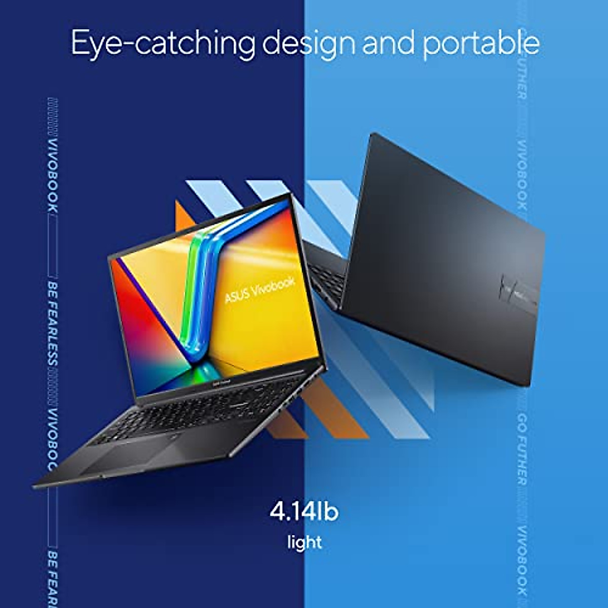 ASUS Vivobook 16 Laptop, 16” WUXGA (1920 x 1200) 16:10 Display, Intel Core i5-1235U CPU, Intel UHD Graphics, 8GB RAM, 512GB SSD, Windows 11 Home, Indie Black, F1605ZA-AS52