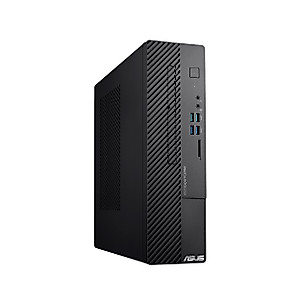 ASUS ExpertCenter D500SC Small Form Factor Desktop PC, Intel Core i5-11400, 8GB DDR4 RAM, 256GB PCIe SSD, TPM, Windows 10 Pro, Black, D500SC-XH502