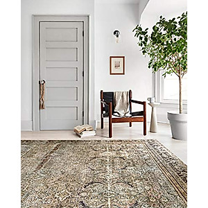 Loloi II Layla Collection LAY-03 Olive/Charcoal, Traditional 9'-6" x 14' Area Rug