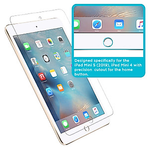 Tech Armor Matte Anti-Glare Film Screen Protector Designed for Apple iPad Mini 5 (2019), iPad Mini 4 (2015) Pack of 3