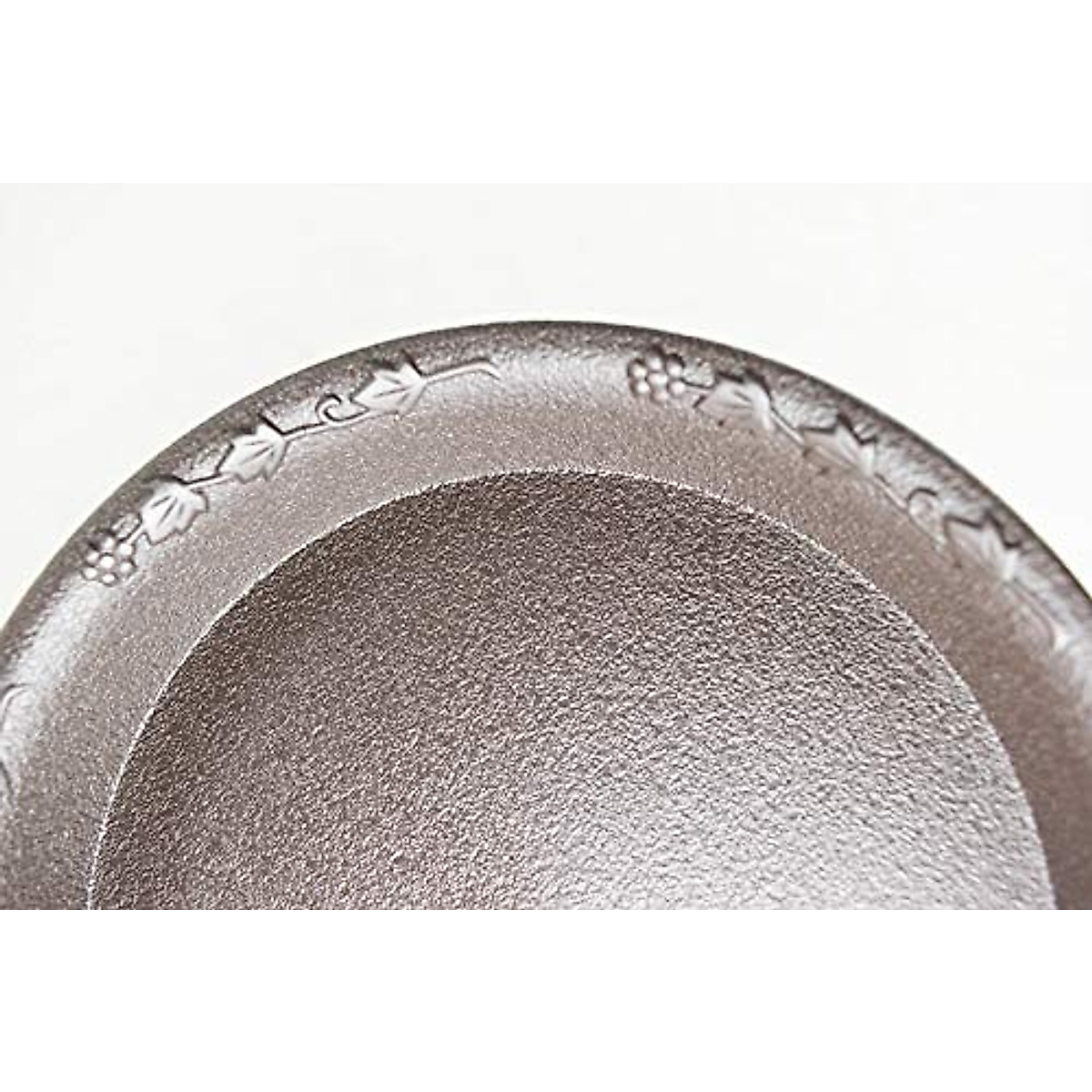 4 Round Plastic Humidity Tray for Bonsai Tree and Home Garden Plant 4.25"x 4.25"x 0.5" - Dark Brown